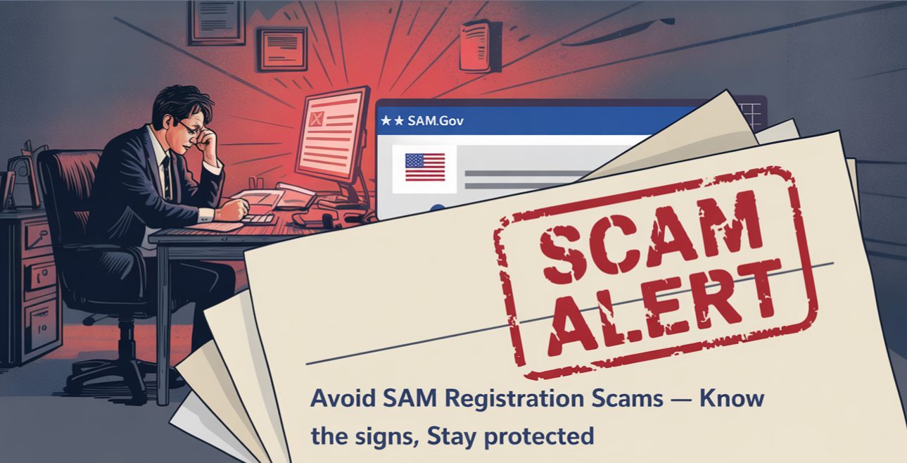 SAM REGISTRATION SCAM - Know the Signs. Avoid the Scam. Stay Compliant.