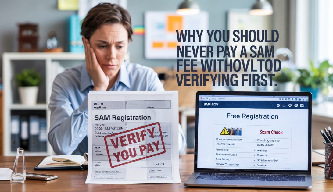 SAM REGISTRATION SCAM - Know the Signs. Avoid the Scam. Stay Compliant.